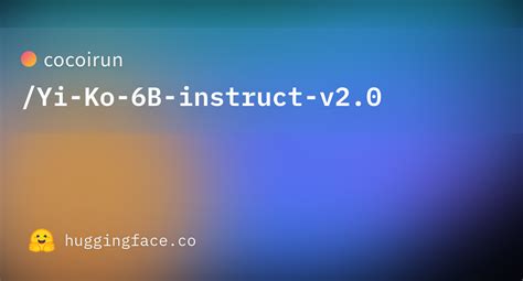cocoirun yi ko 6b instruct v2 0 · hugging face