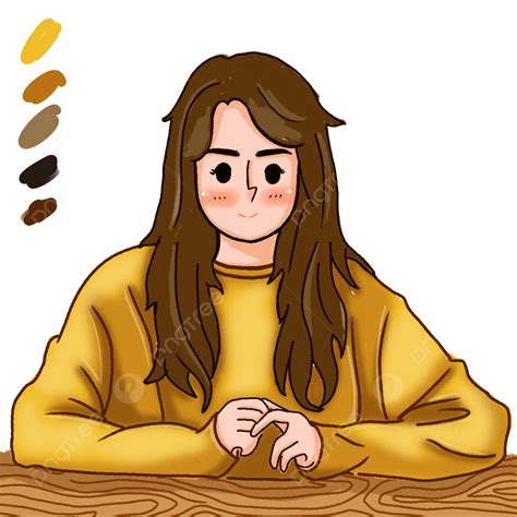 Cute Girl Doodles Cute Girl Illustration Cute Girl Cartoon Doodle