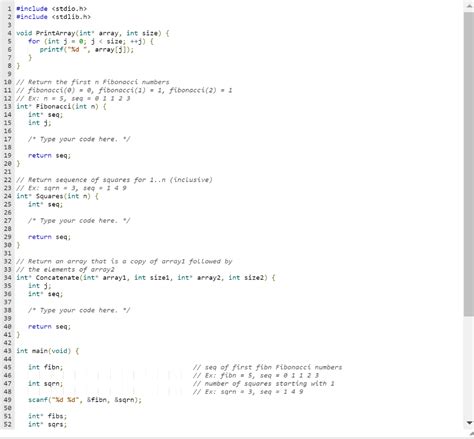 Solved Complete The Following Functions To Generate