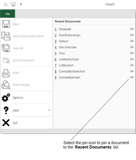 Viewx And Virtual Viewx Clients Guide File Menu Viewx Client