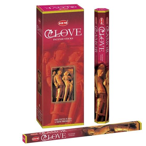 Hem Love Hexa Hand Rolled Incense Sticks 6 X 20 Sticks 120 Sticks