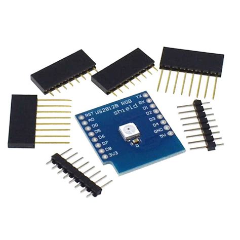 Esp8266 For Wemos D1 Module Ws2812b Rgb Shield For Wemos D1 Mini Esp8266 Module