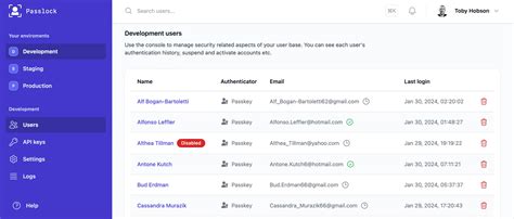 Serverless Passkeys Passlock