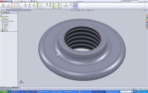 Tutor SolidWorks Screw Jack Nut