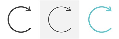 새로고침 버튼 아이콘 벡터는 검은 색과 컬러 버전으로 설정됩니다 가상현실에 대한 스톡 벡터 아트 및 기타 이미지 가상현실 그래픽 사용자 인터페이스 단순함 Istock