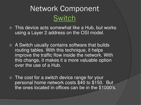 PPT Networking Components PowerPoint Presentation Free Download ID