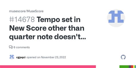 Mu4 Issue Tempo Set In New Score Other Than Quarter Note Doesnt Reflect Supposed Bpm Value