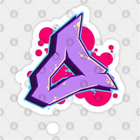 Letter O Graffiti Street Art Style Graffiti Letter Sticker