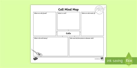 Cell Worksheet Science Teaching Resources 3 5 Twinkl