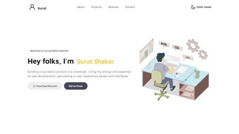 Surat Shakar On Linkedin Webdevelopment Portfolio Reactjs Html Css Javascript Php Scss