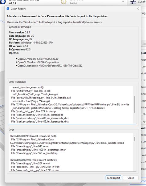 Cura No Longer Able To Send Print Job To Ultimaker S3 Via Usb Cloud Or Network Update