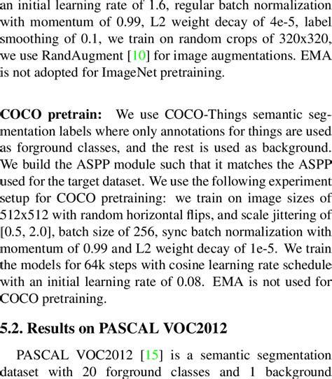 results on pascal voc2012 val set for different spinenet seg models