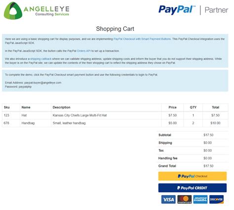 Paypal Checkout Orders Api V2 Server Side Demo Kit Angelleye