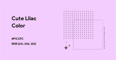 Cute Lilac Color Hex Code Is F1ccfc