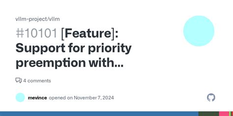 Feature Support For Priority Preemption With Chunked Prefill · Issue