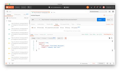 Cara Membuat Rest Api Di Framework Codeigniter 4 Detail Data