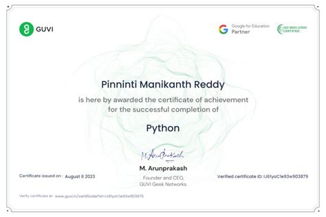 Pinninti Manikanth Reddy On Linkedin Python Graburvernacularimprint