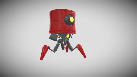 Mini Bot Download Free 3d Model By Snakadaktal Abb0b5c Sketchfab