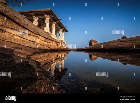 Beautiful Ancient Architecture Of Temples On Hemakuta Hill In Hampi