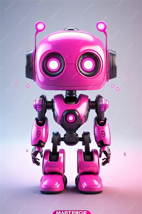 Premium Photo A Pink Robot