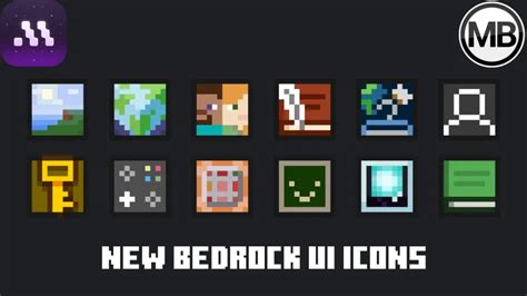 New Bedrock Ui Icons Texture Pack For Minecraft