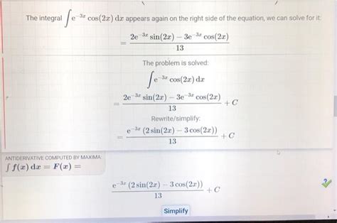 Solved For This Calculus 2 Practice Problem I Understand