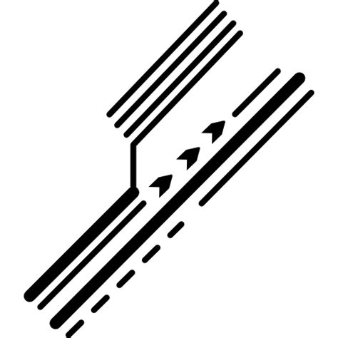 Electronic Printed Circuit Detail Of Diagonal Lines Icon