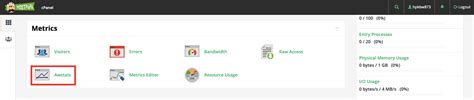 How To View Website Statistics In CPanel HostPapa Support