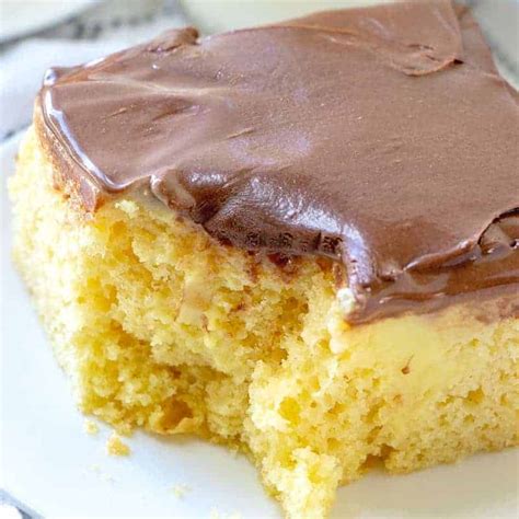 Boston Cream Poke Cake The Country Cook