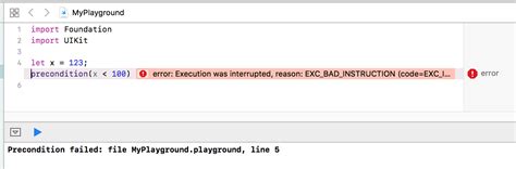 assert and precondition parameters in swift stack overflow