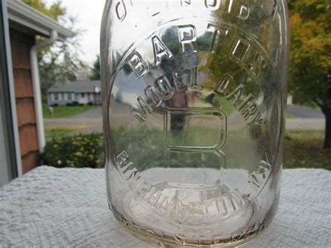 Treq Milk Bottle Joseph Bartos Model Dairy Farm Binghamton Ny Broome County 1941 1848581319
