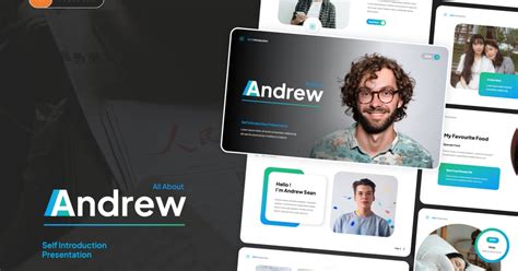 Self Introduction Portfolio Powerpoint Template Incl Advertisement And Business Envato
