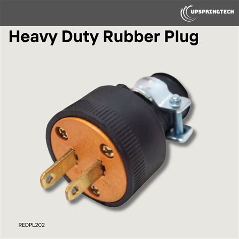 Royu Original Electrical Heavy Duty Rubber Plug 15a Redpl202 Shopee