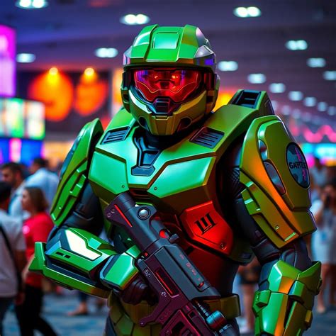 Epic Master Chief Cosplay Captured At La Comic Con Leveluptalk
