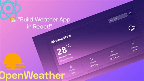🌦️ Build A Weather App With React Axios And Openweather Api Live