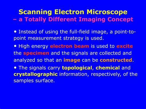 PPT Lecture 3 Scanning Electron Microscopy PowerPoint Presentation Free Download ID 3348549