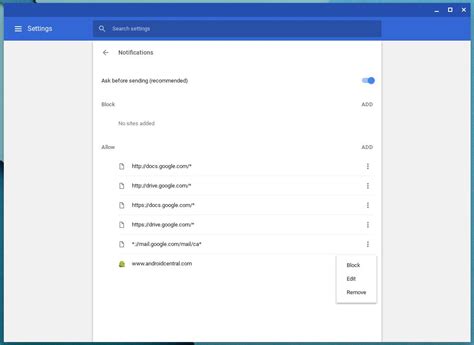 How To Manage Notifications In Chrome Android Central