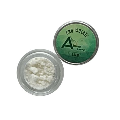Alpine Cbd Isolate Alpine Hemp