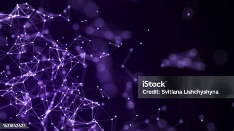 연결선 점 삼각형이 있는 파란색 추상적인 배경 기술 네트워크 연결 입자의 디지털 구조 3d 렌더링 0명에 대한 스톡 사진 및 기타 이미지 Istock