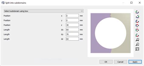 Split Mesh Into Subdomains