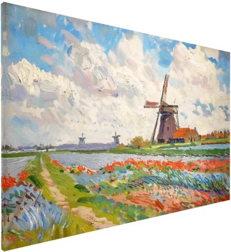De Molens En Bloemenvelden Langs De Vaart Molens En Bloemen