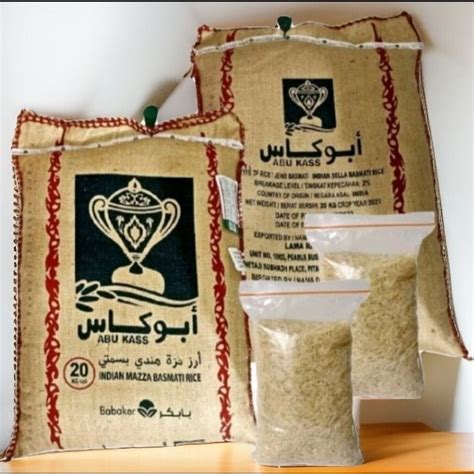 Jual Beras Basmati Abukass 1kg Shopee Indonesia