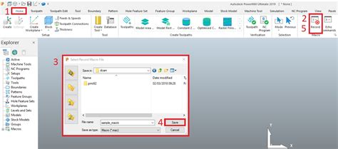 How To Record A Macro In Powermill