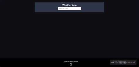 Github Marcosavarin0app Weather Es Una Web En La Cual Utilizo Conocimientos De Uso De Api