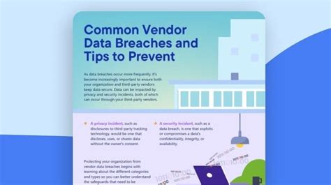 Common Vendor Data Breaches And Tips To Prevent