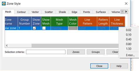 Use Of Basicsize To Customize The Size Selections In Tecplot 360 Tecplot Knowledge Base