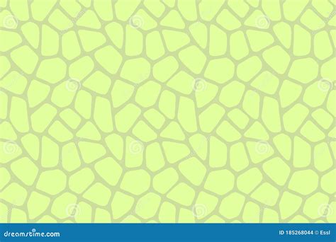 Abstract Light Green Seamless Pattern Plant Biological Cell Artwork Background Vector
