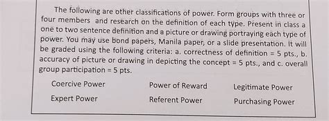 The Following Are Other Classifications Of StudyX