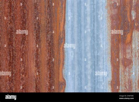 Rusted Tin Sheets Stock Photo Alamy