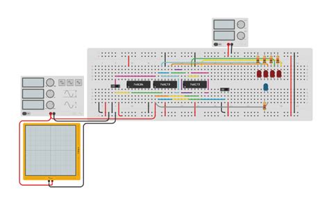 Circuit Design Siso And Sipo Shift Register Tinkercad